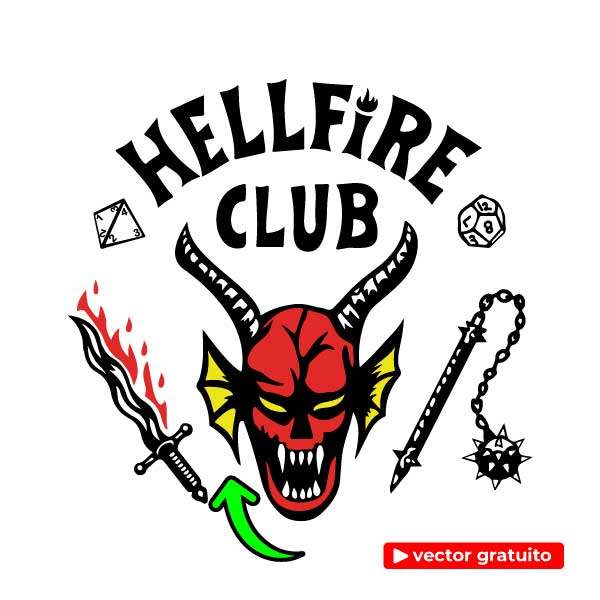 Stranger Thing Šolja s Hellfire Club Logo Crni - Print Shop | Mitalex ...